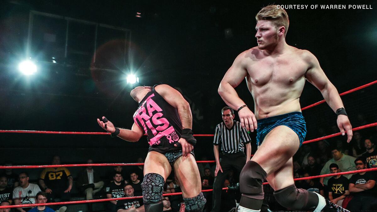 Noam Dar vs. Josh Bodom - Cruiserweight Classic qualifying match at ...