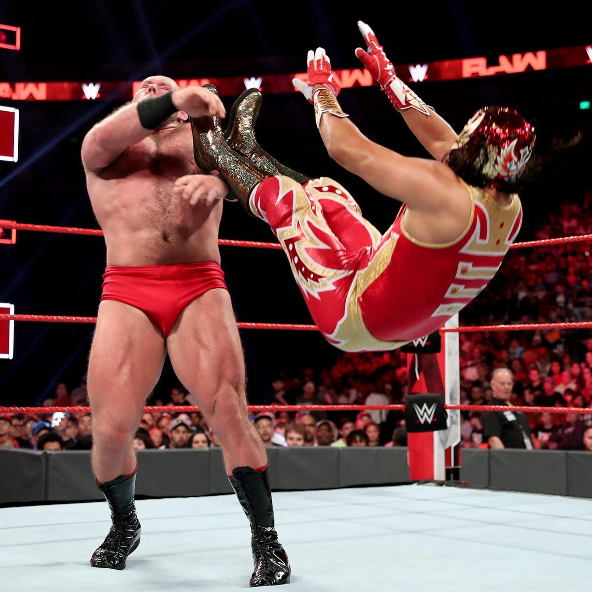 Lars Sullivan Attacks Lucha House Party Photos Wwe