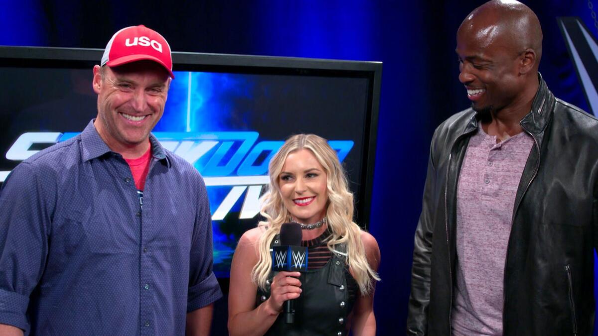 Team Ninja Warrior's hosts are excited to be at SmackDown LIVE: WWE.com ...